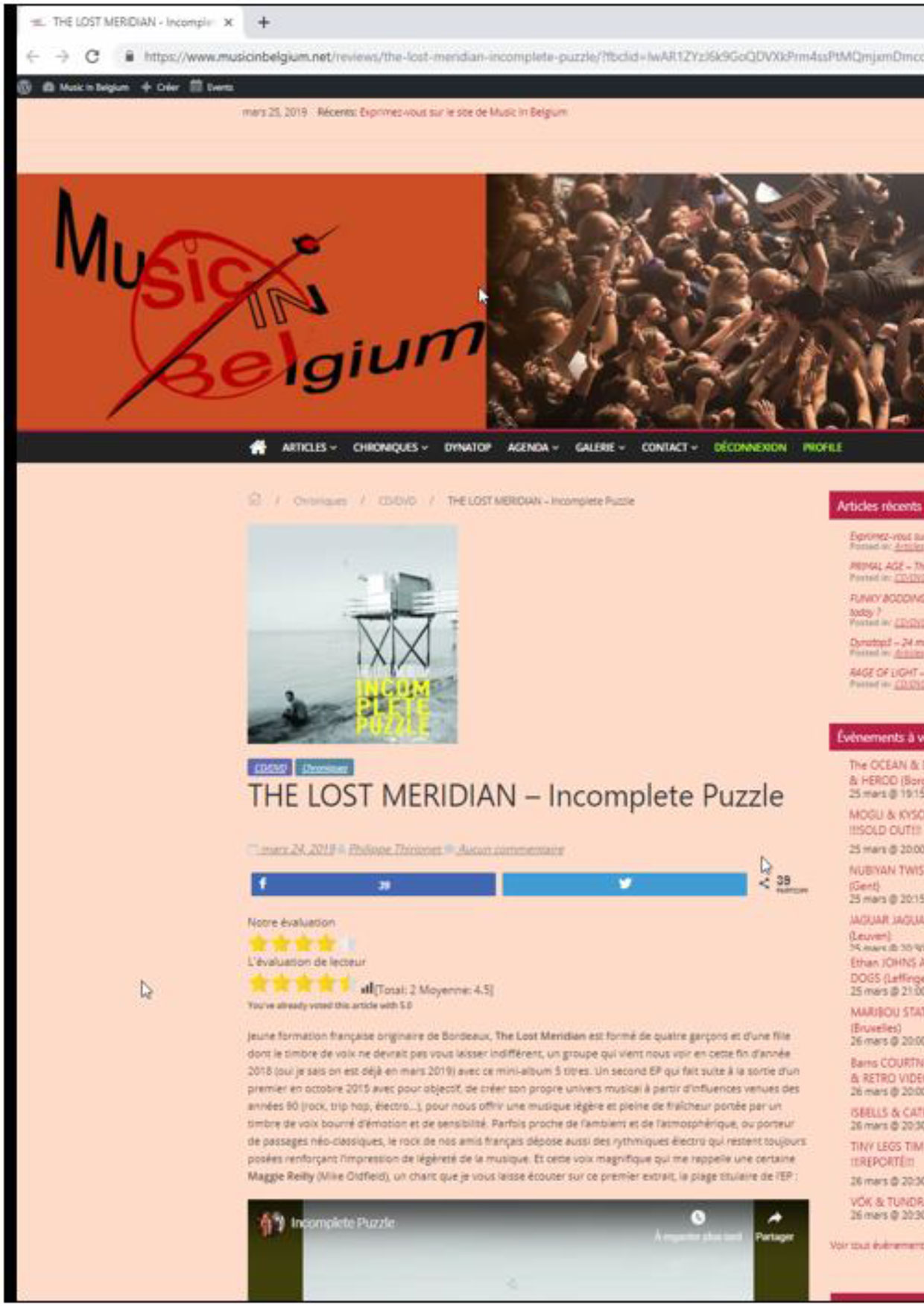 Espace pro – The lost meridian